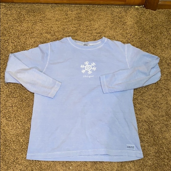 Life Is Good | Tops | Life Is Good Brand Winter Themed Shirt | Poshmark